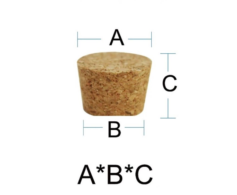 Cork Lid for Terrarium or Glass Bottle - Craft Cork Lid of Multiple ...