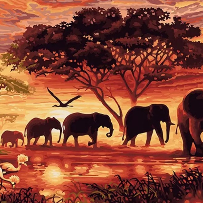 Africa Painting - Etsy
