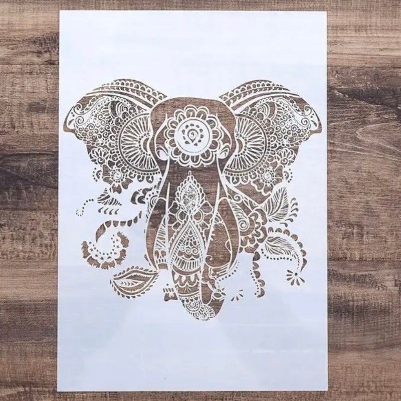 Elephant Stencil - Etsy