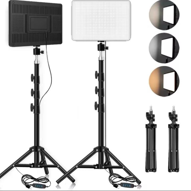 LED Photography Light With Tripod – Adjustable Brightness and Color ...