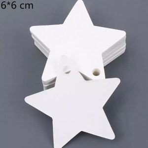 Christmas Gift Tags Gift Wrapping Labels 50 Pack Stars - Etsy