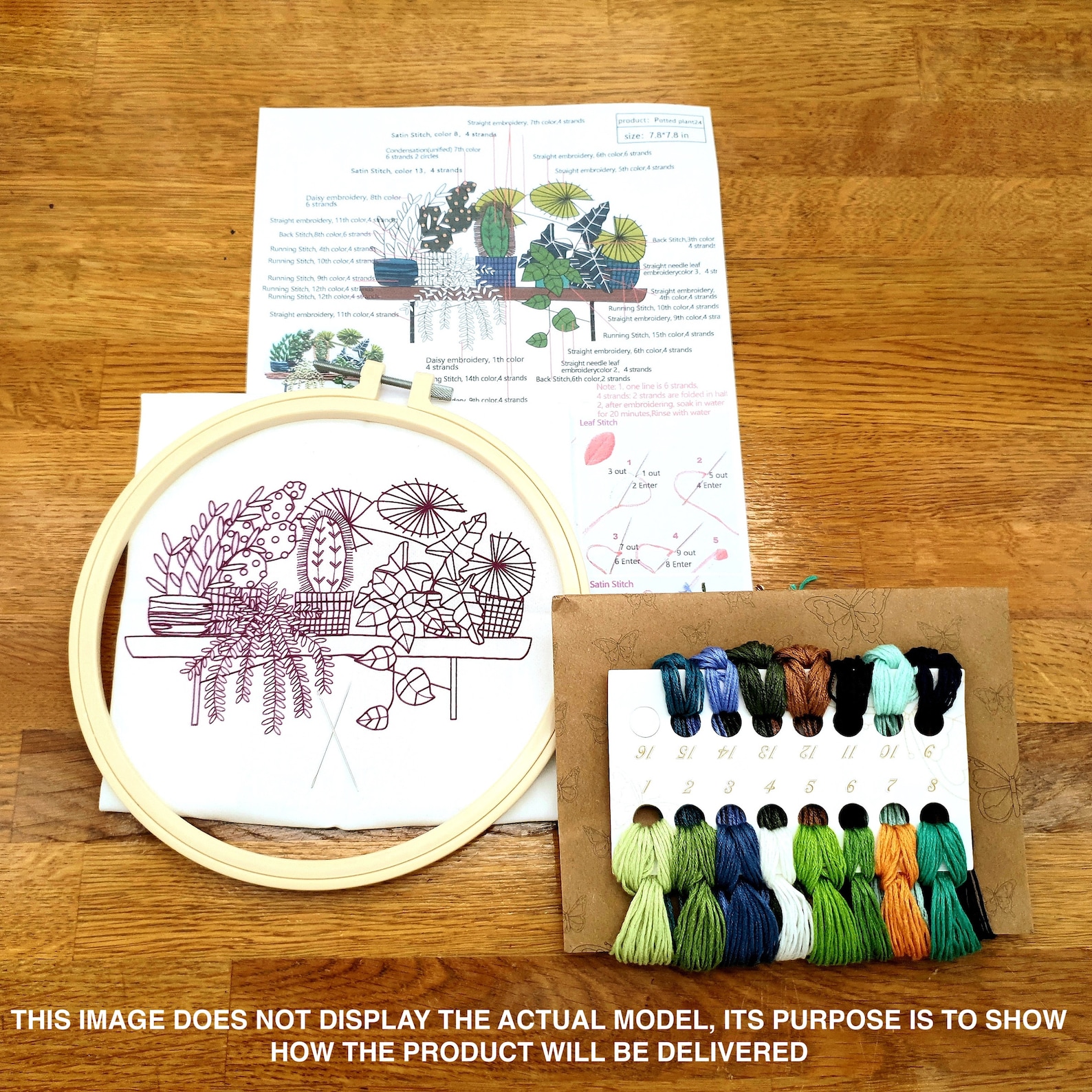 Hand Embroidery Kit for Beginners 20cm DIY Craft Project - Etsy