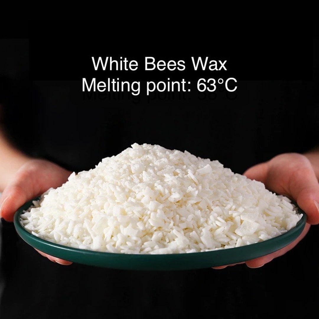 White Beeswax for Candle Making - Wax Flakes 500g - Melting Point 63 ...