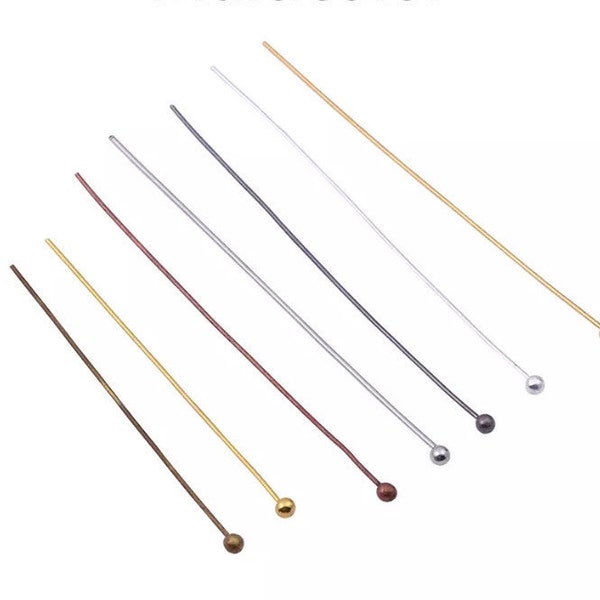 Ball Head Pins - Etsy