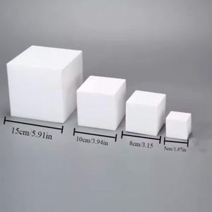 White Styrofoam Cubes 5-15cm - Polystyrene Foam Blocks - DIY Craft - Etsy