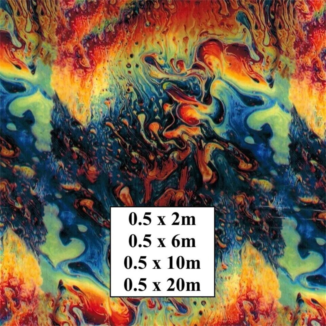 Hydrographic Water Transfer Film - Hydrographic Dipping - Water Dipping ...