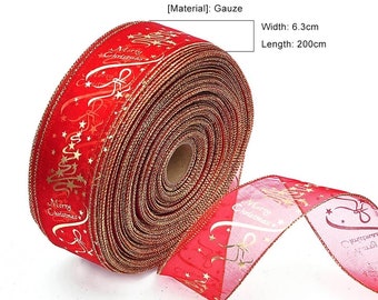 10mm Handmade/homemade With Love Satin Ribbon Christmas - Etsy