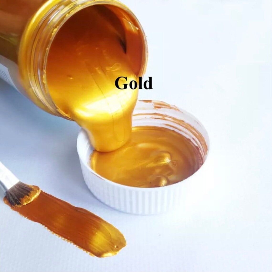 Metallic Acrylic Paint - 7 Colours - Quality Specialty Paint - Etsy