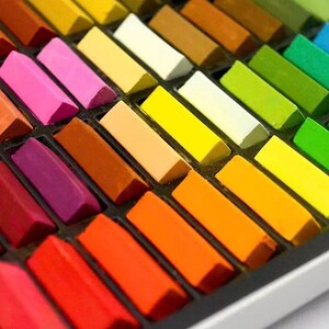 Soft Pastels Art Set - 24/32/48/64 Colours - High Pigmentation ...