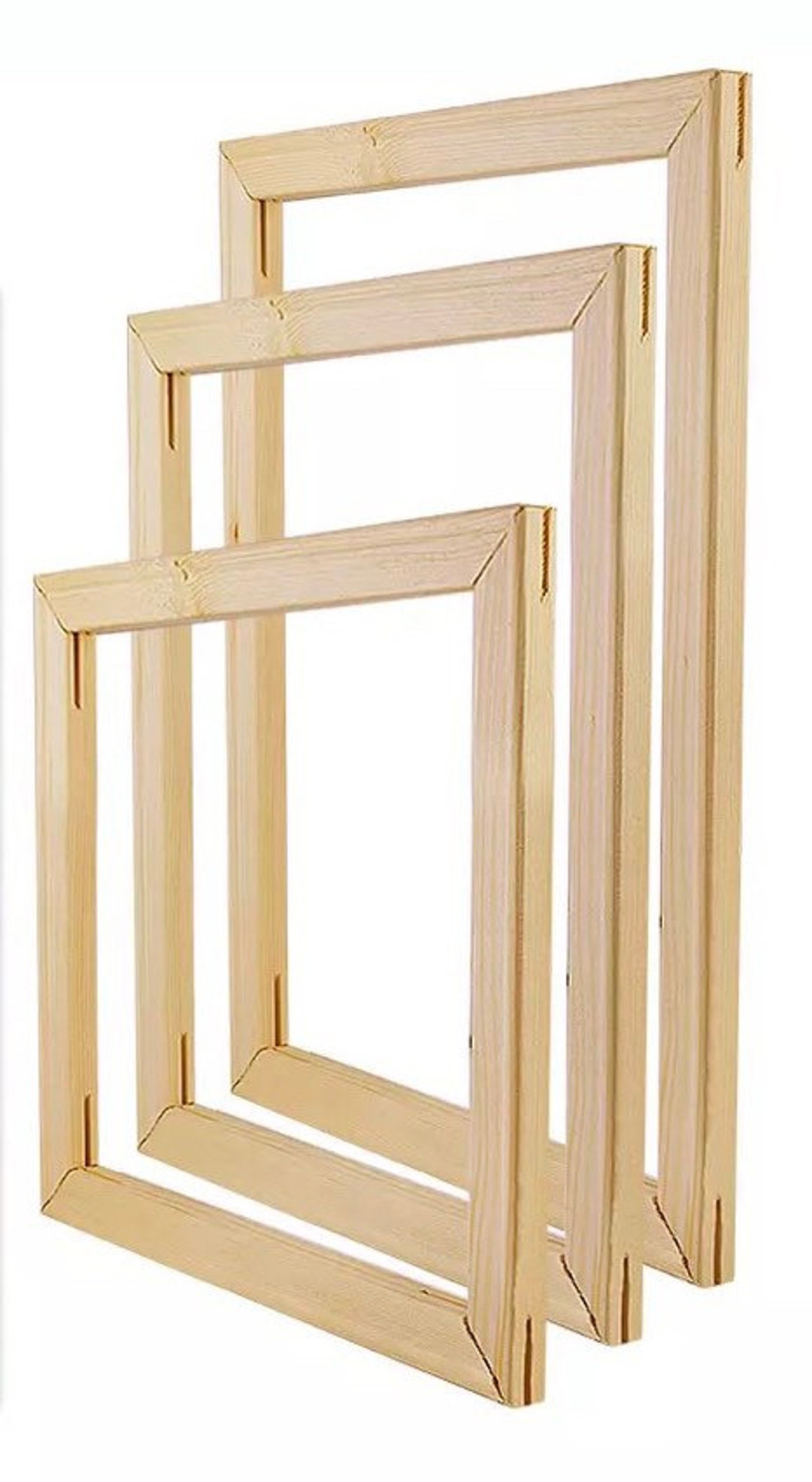 2pcs 20-60cm DIY Canvas Wood Frame - Strip Stretcher Bars - Etsy