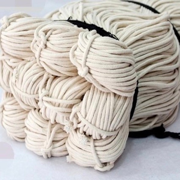 Natural Cotton Cord - Etsy