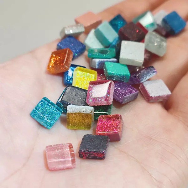 Mini Mosaic Tiles - Etsy
