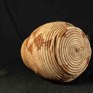 Large Handmade African Basket / 1970's African Art / Handwoven Basket ...