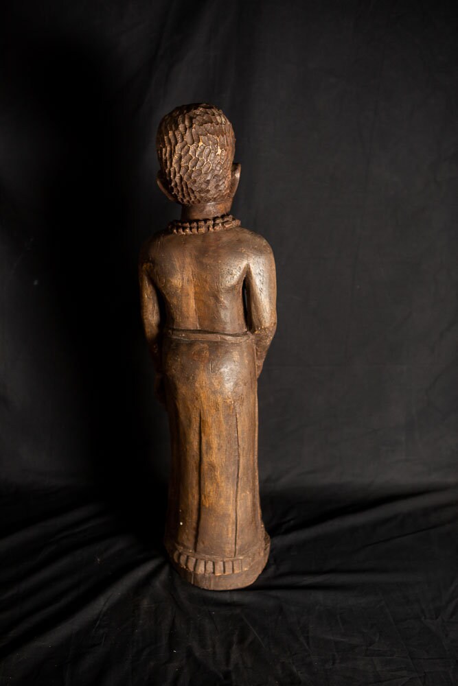 Hand-Carved African Tribal Woman / 1970's / 32.55 | Etsy