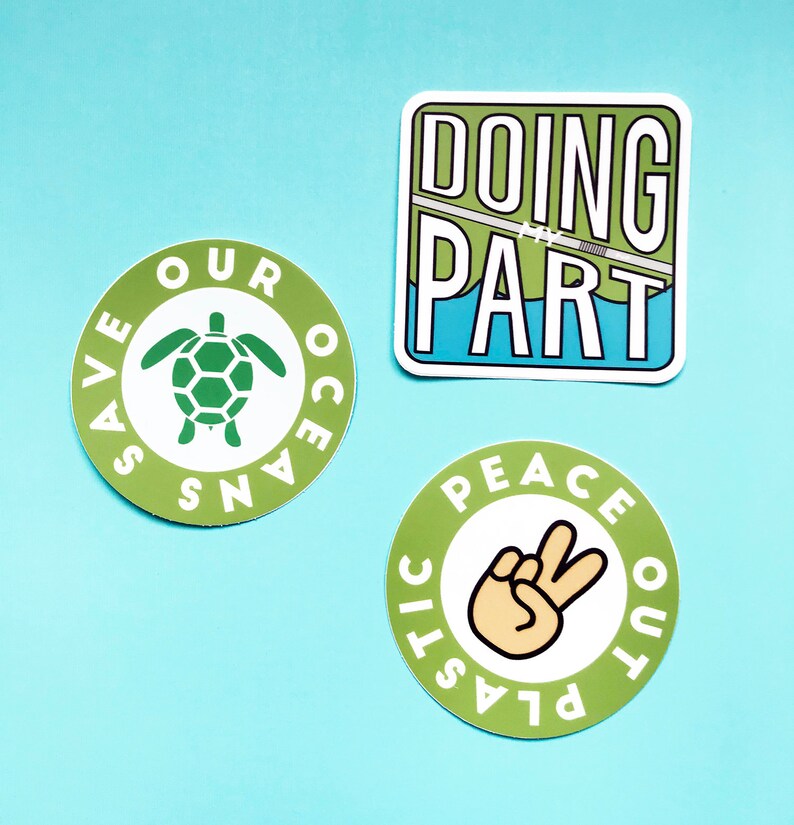 Save Our Oceans Sticker Sea Turtles 3x3 Matte Great | Etsy