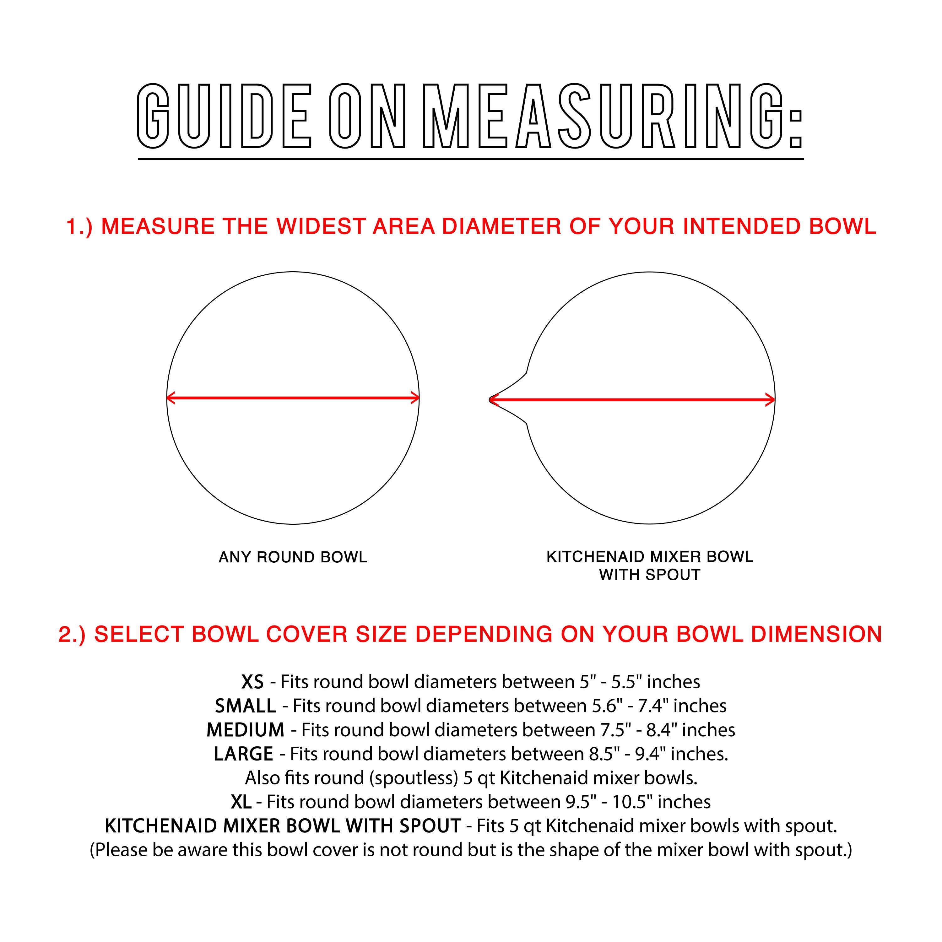 Reusable Washable Cotton Fabric Food Baking Bread Mixer Bowl - Etsy