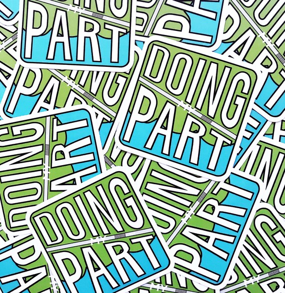 Live Plastic Free Sticker 3x3 Inch Matte Great for Water | Etsy