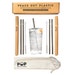 Stainless Steel Metal Drinking Straw Gift Set With Wooden Case ...