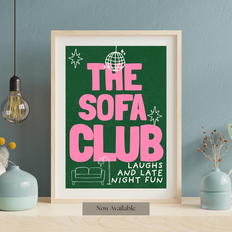 Pink Sofa Club - Etsy