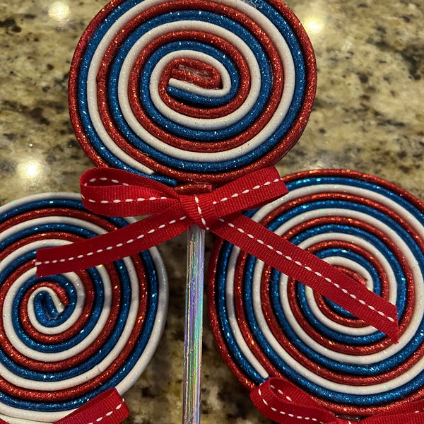 Blue Lollipops - Etsy