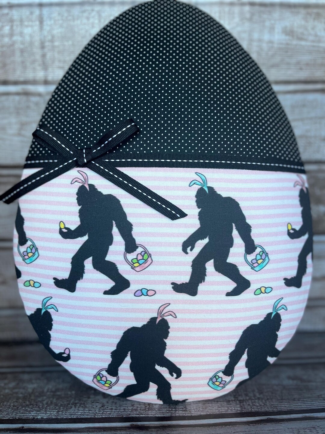 Bigfoot Easter Egg Wreath Attachment, Bigfoot Easter Bunny, Funny ...