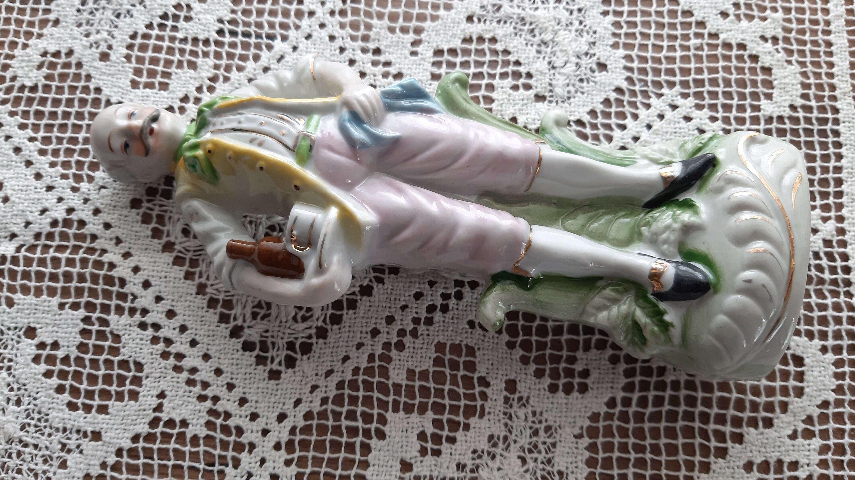 Vintage Porcelain Waiter Figure, Vintage Import Porcelain Waiter ...