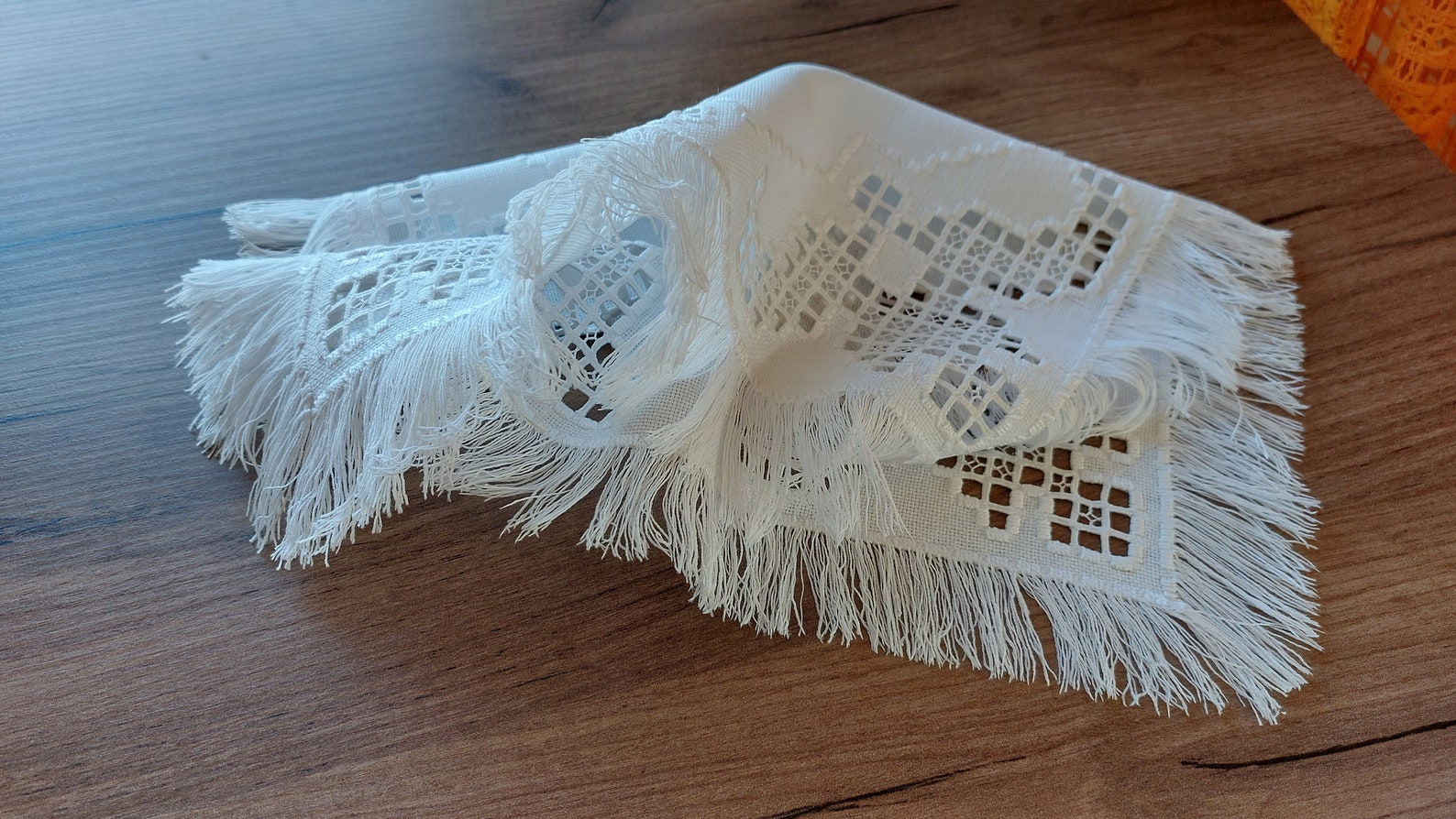 Vintage Norway Hardanger Embroidery Cotton Table Mat Retro - Etsy