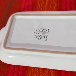 Vintage Italy Labor - DERUTA Ceramic Pink Hand Painted Dish Tray, Hand ...