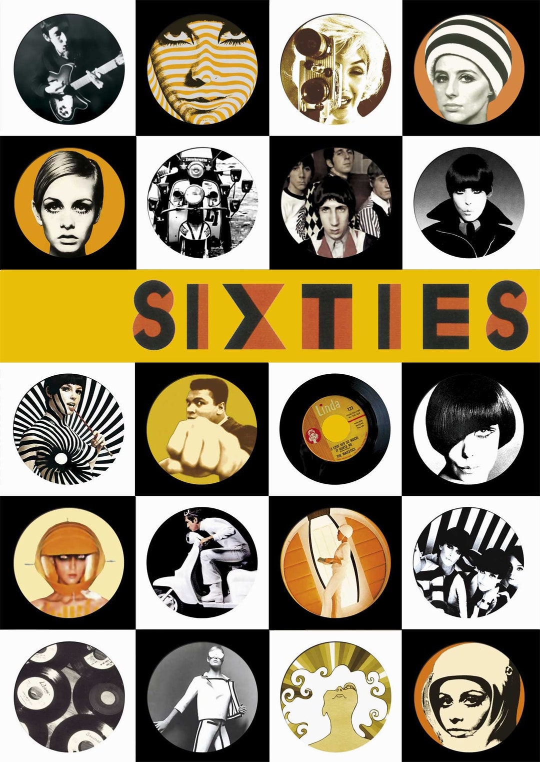 Sixties Design Poster Plakat Kunstdruck Art Print - Etsy España