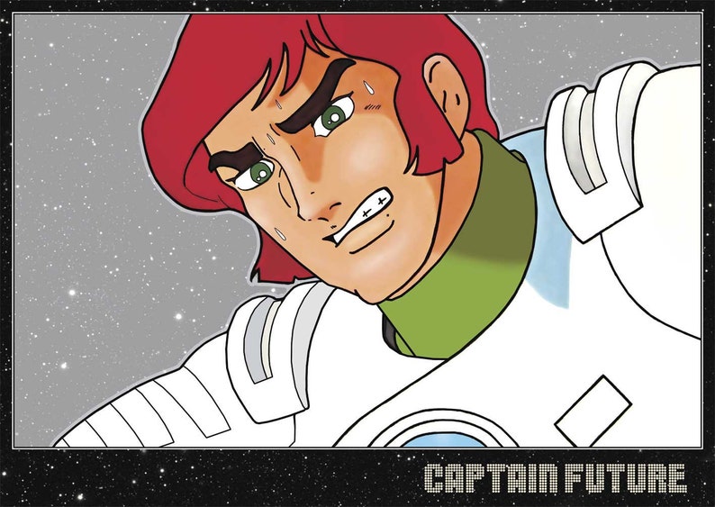 Captain Future Poster Manga Anime - Etsy.de