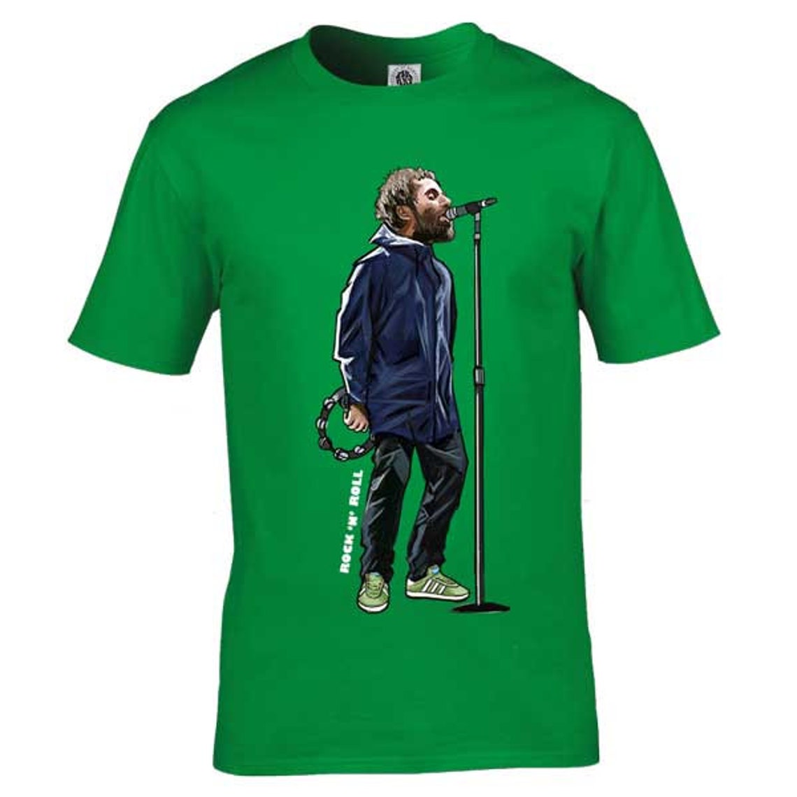 Liam Gallagher Rock n Roll Blue jacket T-Shirt | Etsy