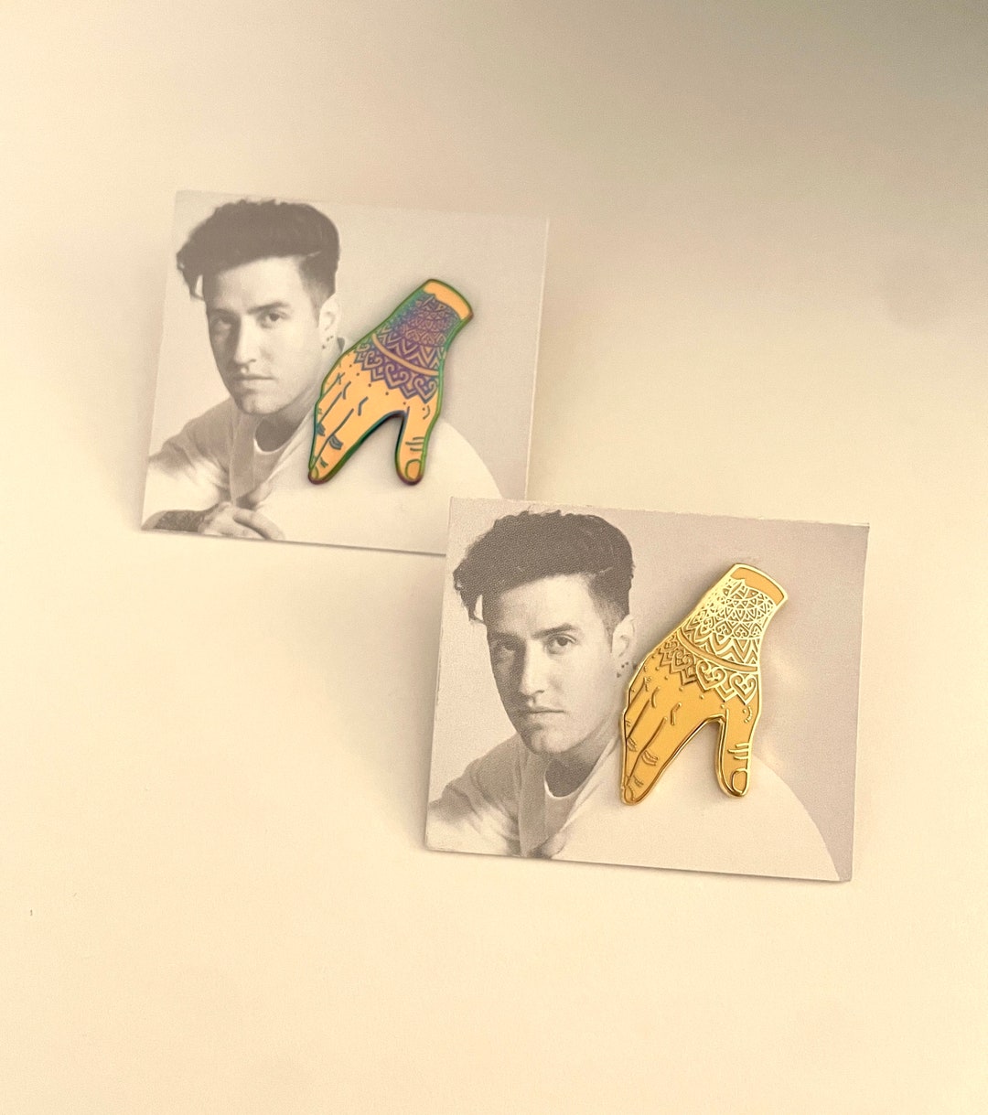 Logan's Tattooed Hand Mini Enamel Pin Big Time Rush - Etsy