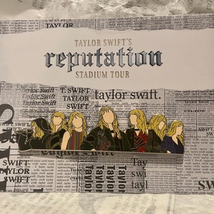 Reputation Stadium Tour Outfits/sets Hard Enamel Pin // Taylor - Etsy