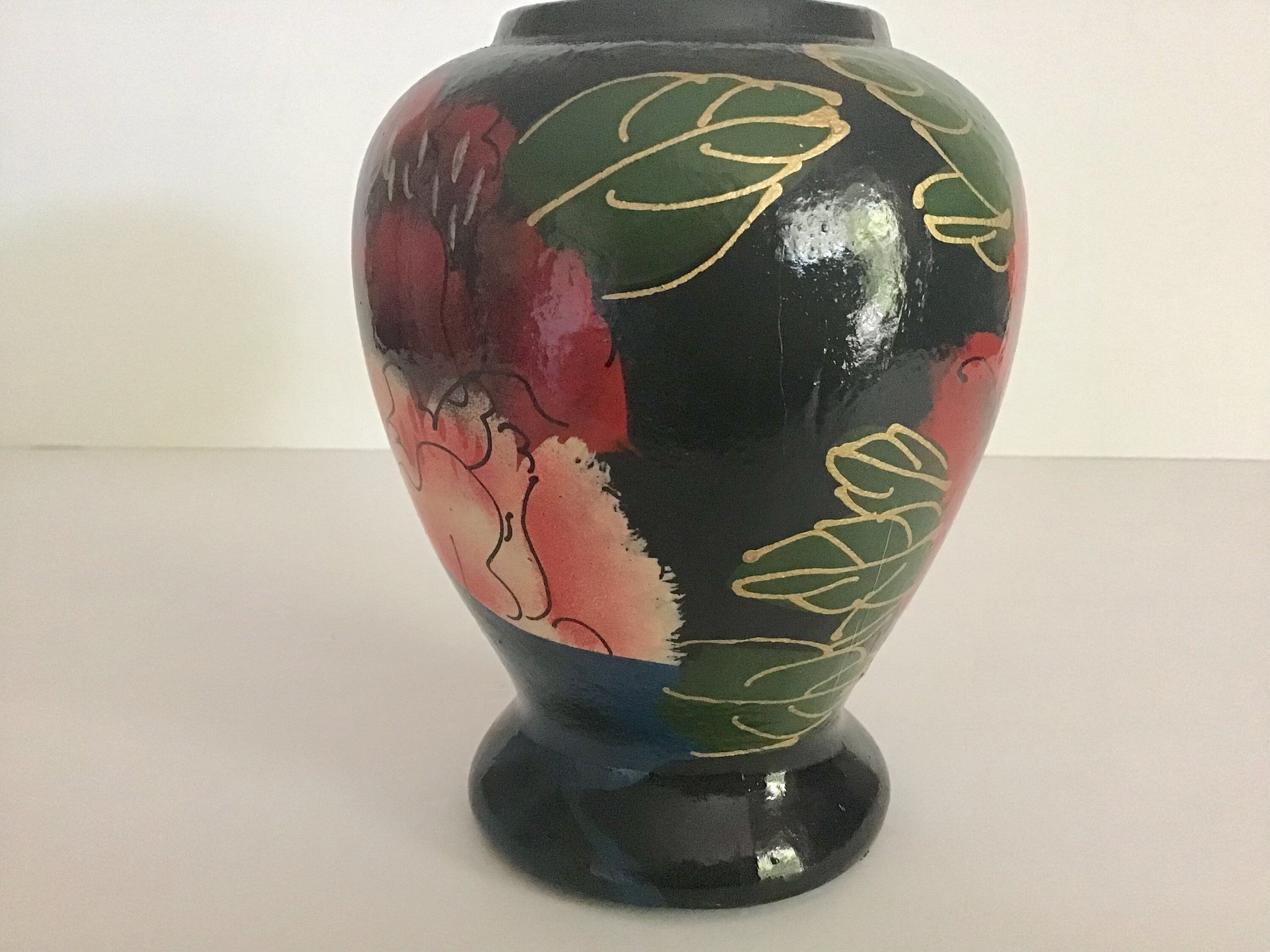 Very Beautiful Porcelain Floral Pattern Bird Vase - Etsy