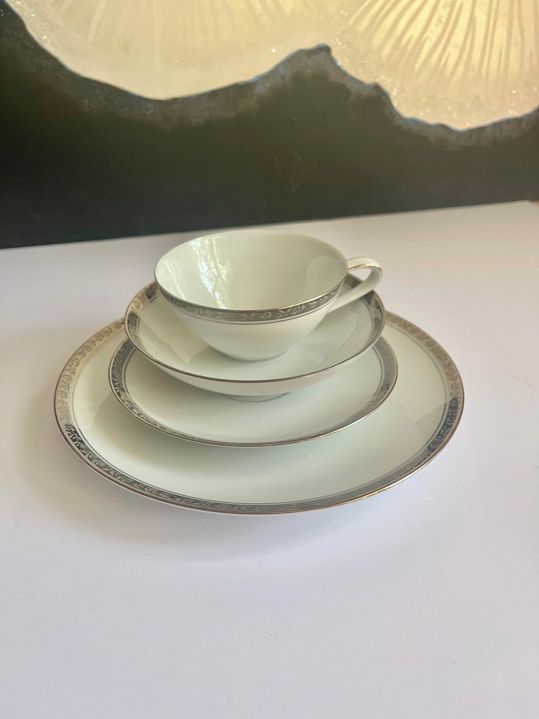 Porcelain Set of Four Pieces Noritake Japan - Etsy