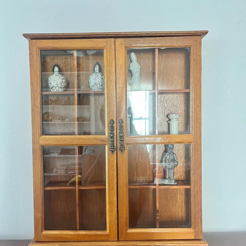 Small Curio Cabinet - Etsy