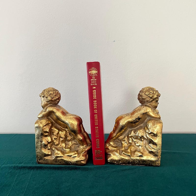 Cherub Bookends - Etsy