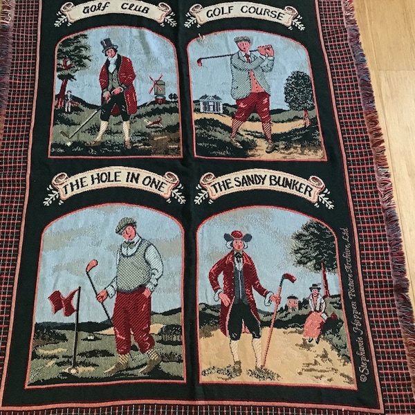 Golf Tapestry - Etsy
