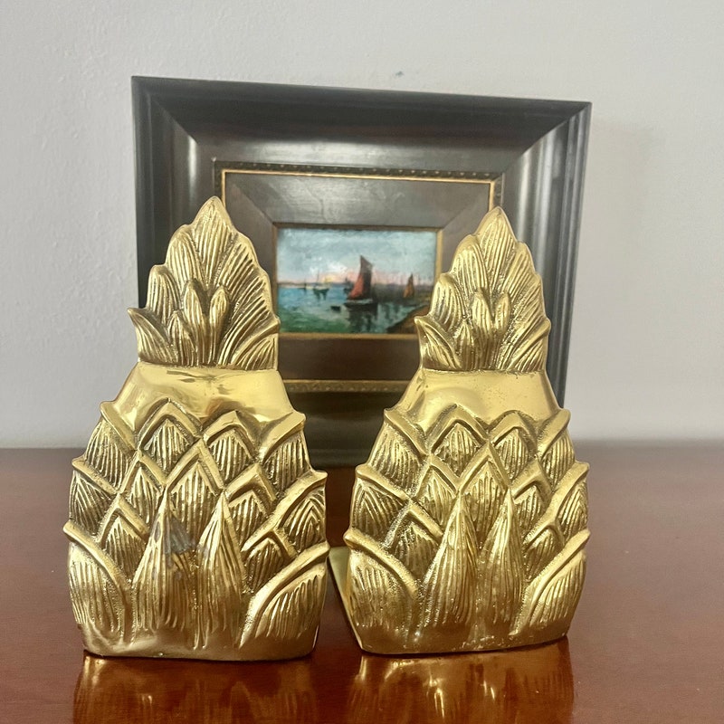 Pineapple Bookends - Etsy UK