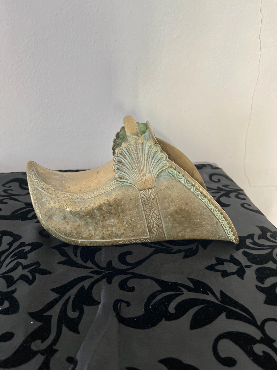 Antique Vintage Brass Shoe Stirrup Conquistador Spanish - Etsy