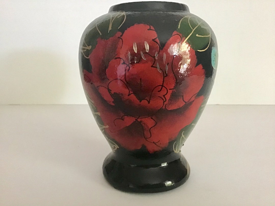 Very Beautiful Porcelain Floral Pattern Bird Vase - Etsy