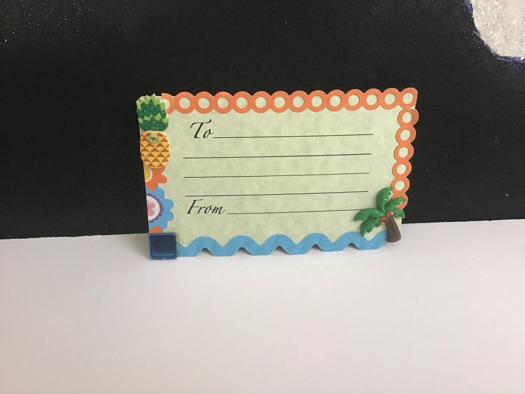 Handmade Refrigerator Magnet Card - Etsy