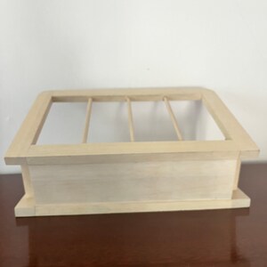 White Wooden Magazine Rack - Etsy