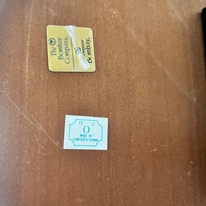 The Bombay Company Mahogany Oval Folding End Table - Etsy