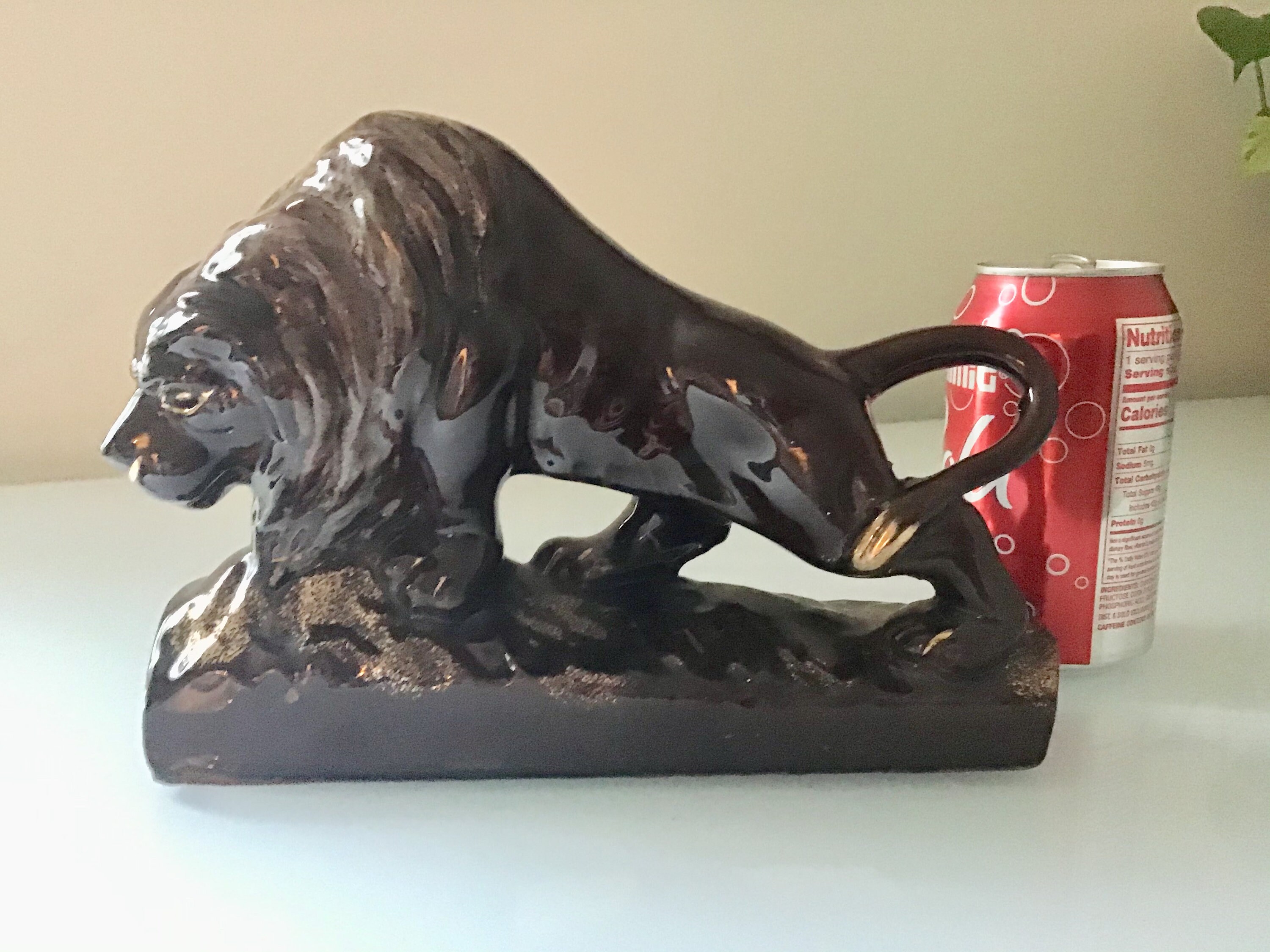 Vintage Porcelain Lion Figurine Japan - Etsy