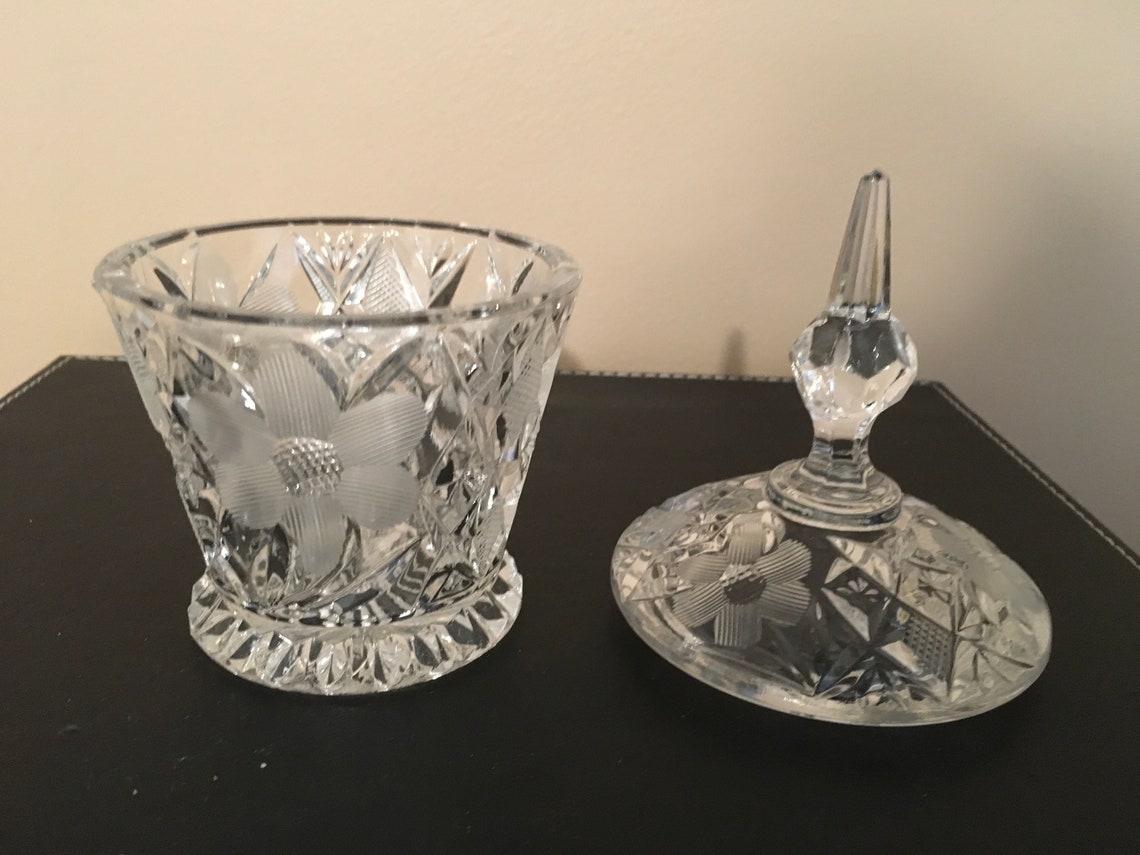 Vintage Beautiful Four Piece Crystal Set - Etsy