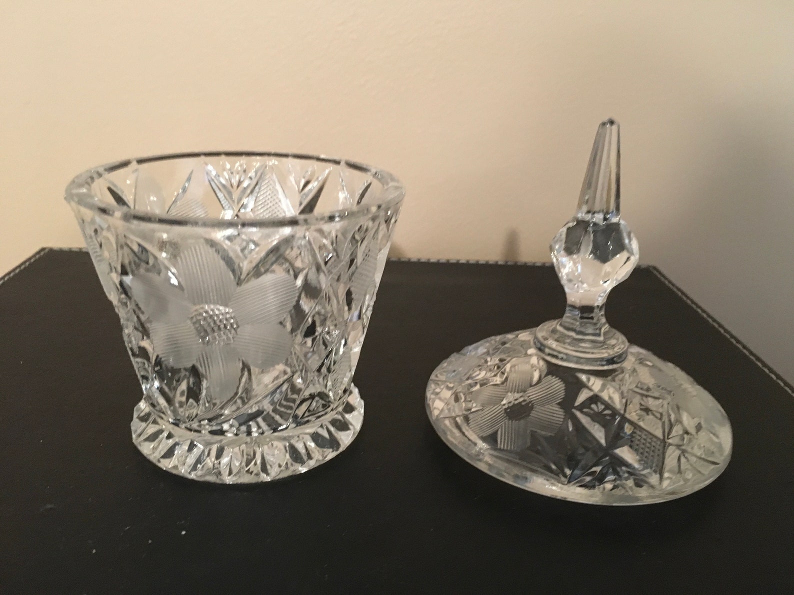 Vintage Beautiful Four Piece Crystal Set - Etsy