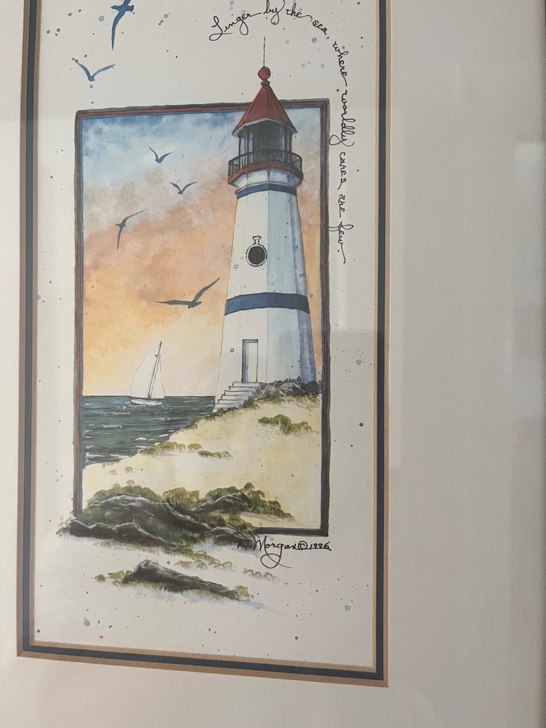 Three D Morgan 1994-96 Lighthouse Framed Prints - Etsy