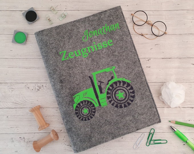 Certificate Folder tractor A4 Certificate Cover I Name I Certificates I ...