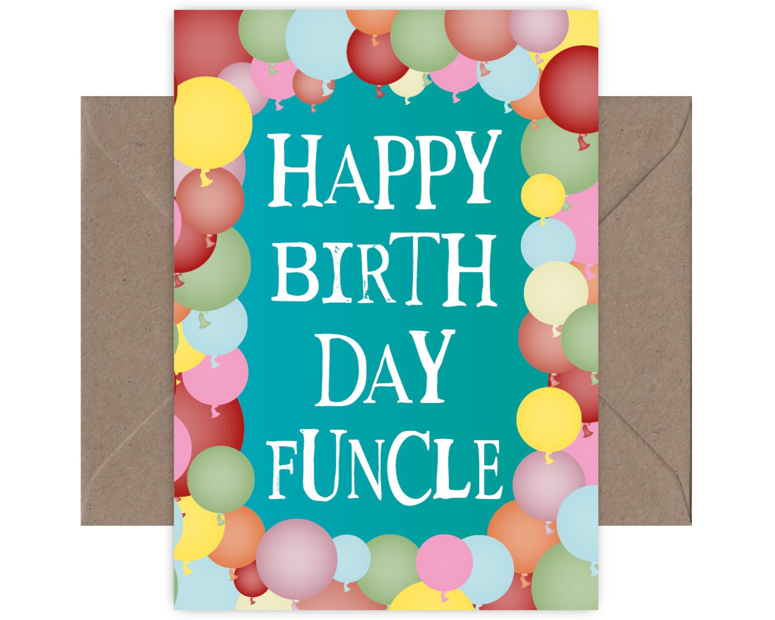 Happy Birth Day Funcle Greeting Card Fun Uncle Birthday Card - Etsy